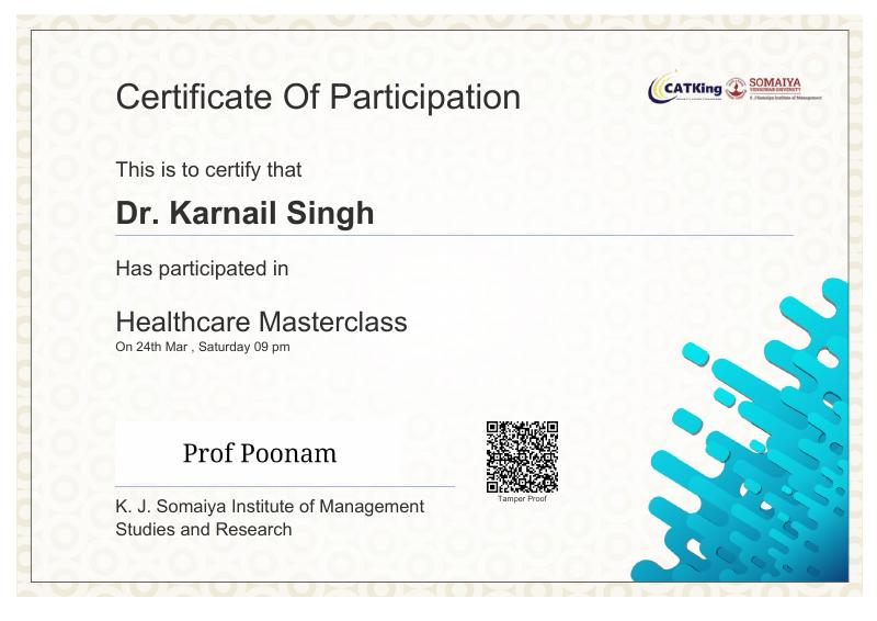 Dr. Karnail Singh - Summers at Medtronic || GIM || PGDM Healthcare Management 2024-2026 || The ...