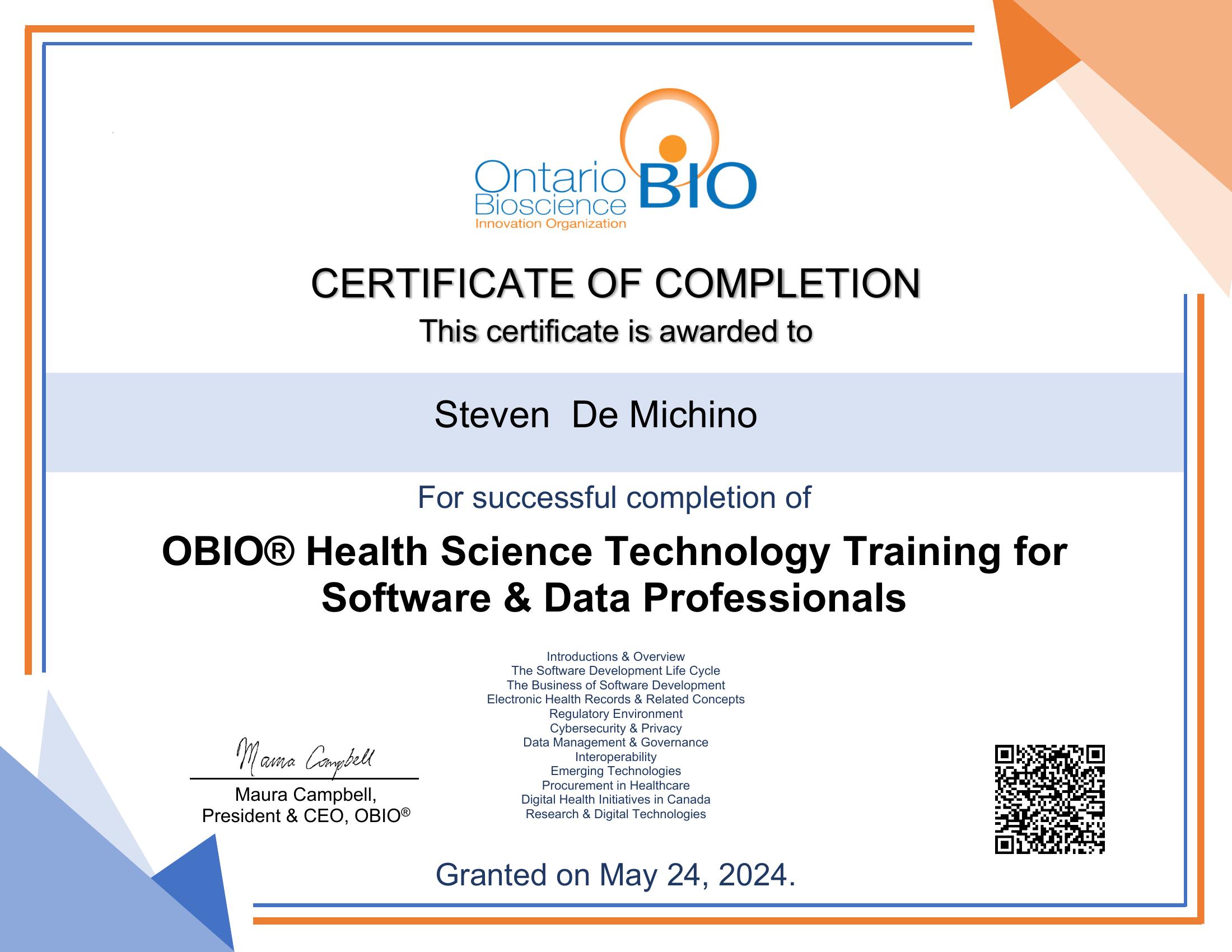 Steven De Michino - Bioinformatics Scientist | Cancer Diagnostics ...